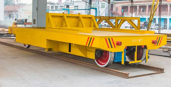 DC/AC Powered Ladle Transfer Trolley For Flat / Curved / Step Rail System